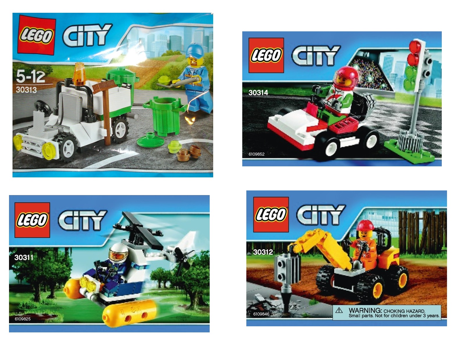 LEGO 2015 Polybag Sets (30291 30292 30293 30311 30312 30313 30314 30272 ...