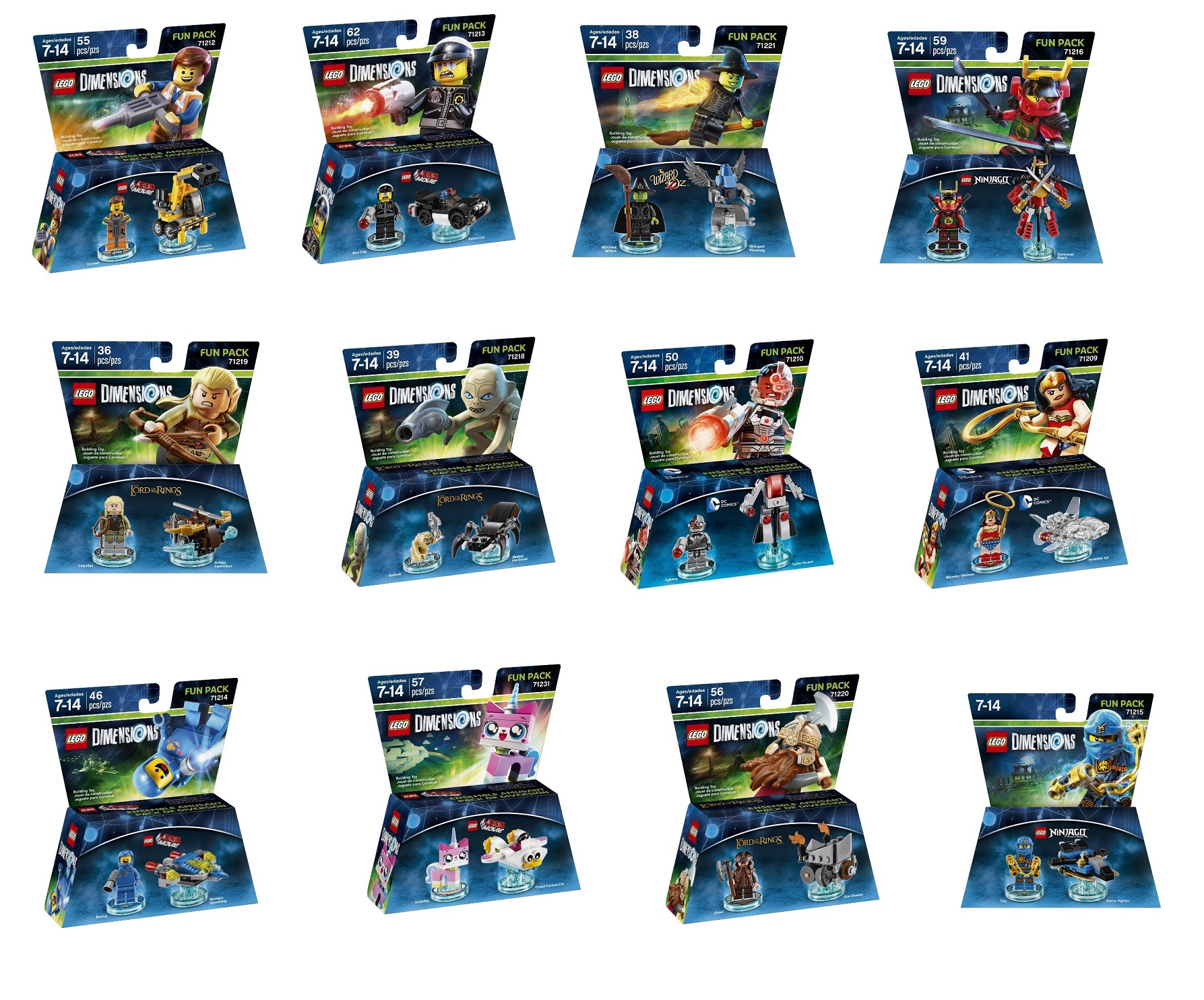 LEGO DIMENSIONS Press Release: Starter Pack 71171 & Team Packs, Fun Packs and Level Packs