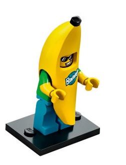 LEGO Banana Guy Minifigure with Hut Set