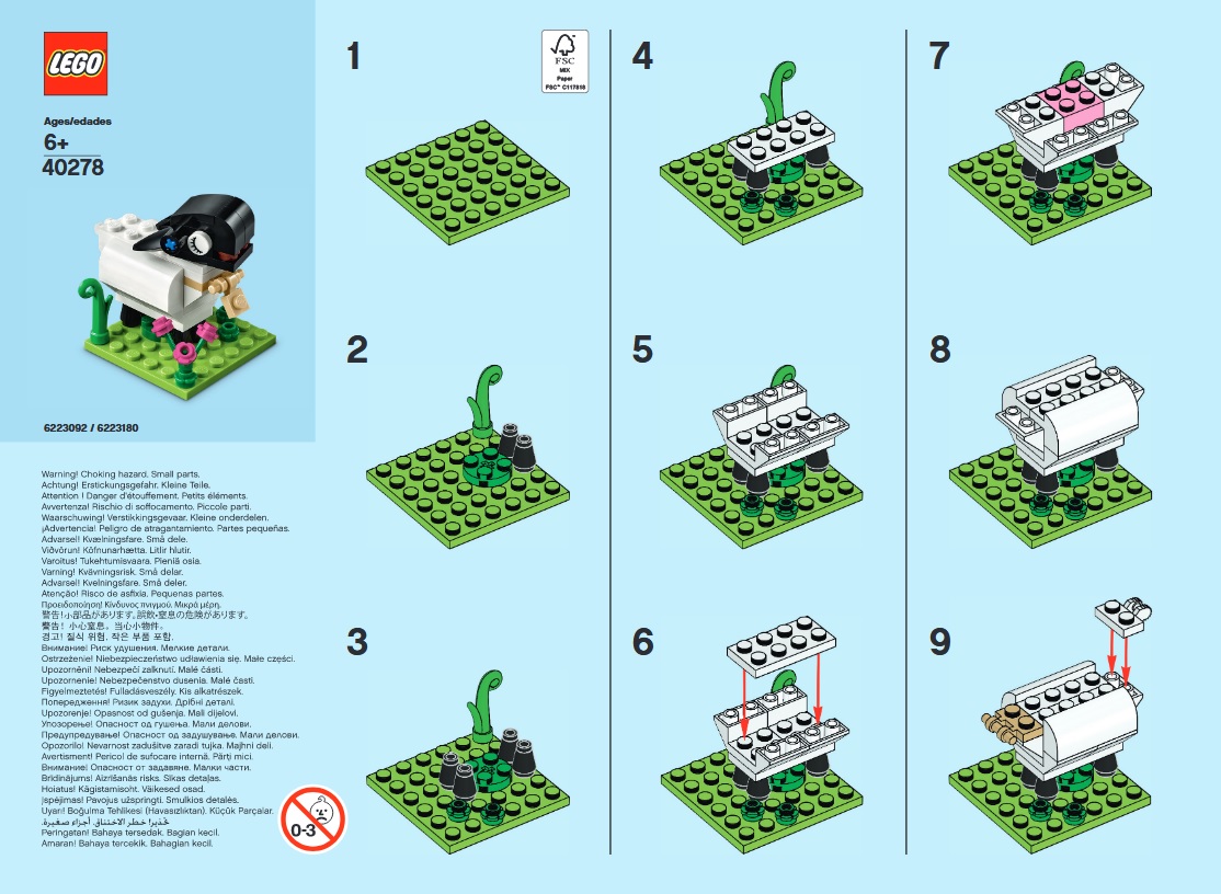 March 2018 Monthly Mini Model Build Instructions - LEGO Goat