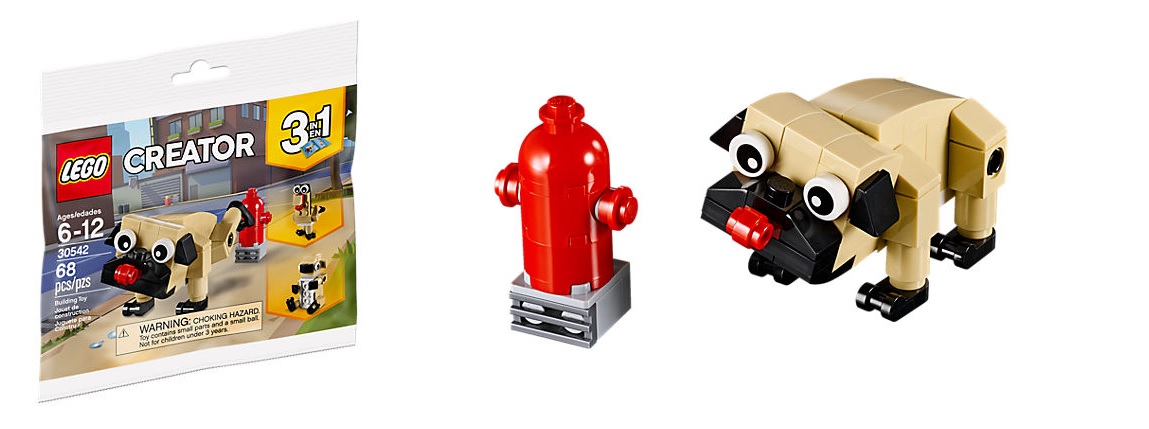 LEGO UK FREE LEGO Creator Cute Pug Set w/£35 Purchase - Toys N Bricks