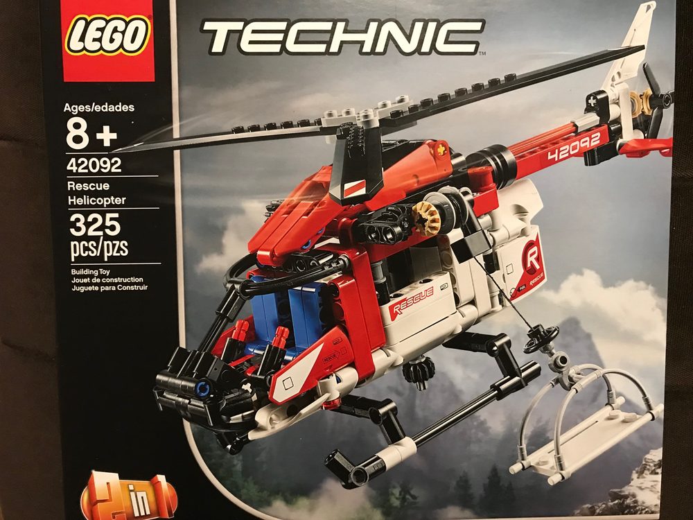 2019 LEGO Technic 42092 Rescue Helicopter Set Image