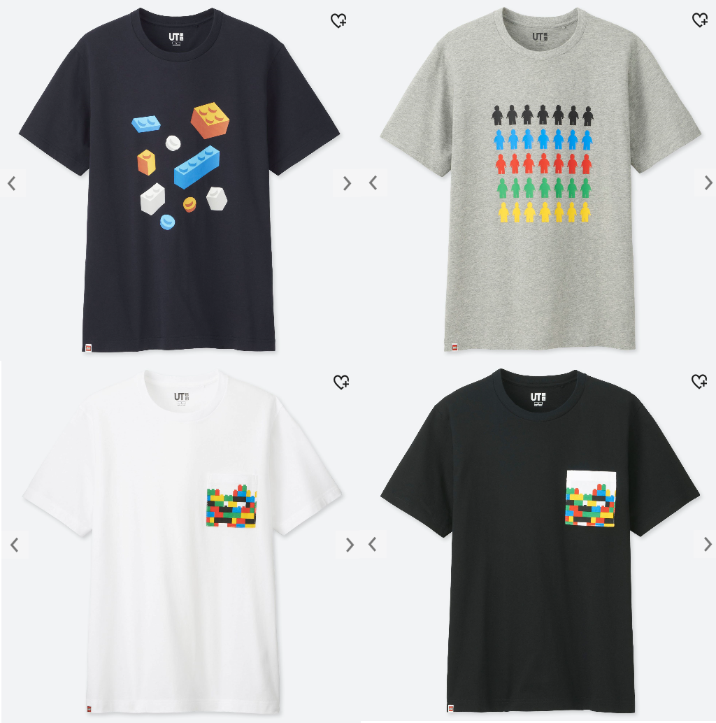 Uniqlo Canada Carrying New LEGO T-Shirts