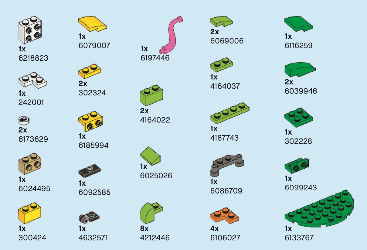 June 2019 LEGO Monthly Mini Model Build Frog 40326 Instructions