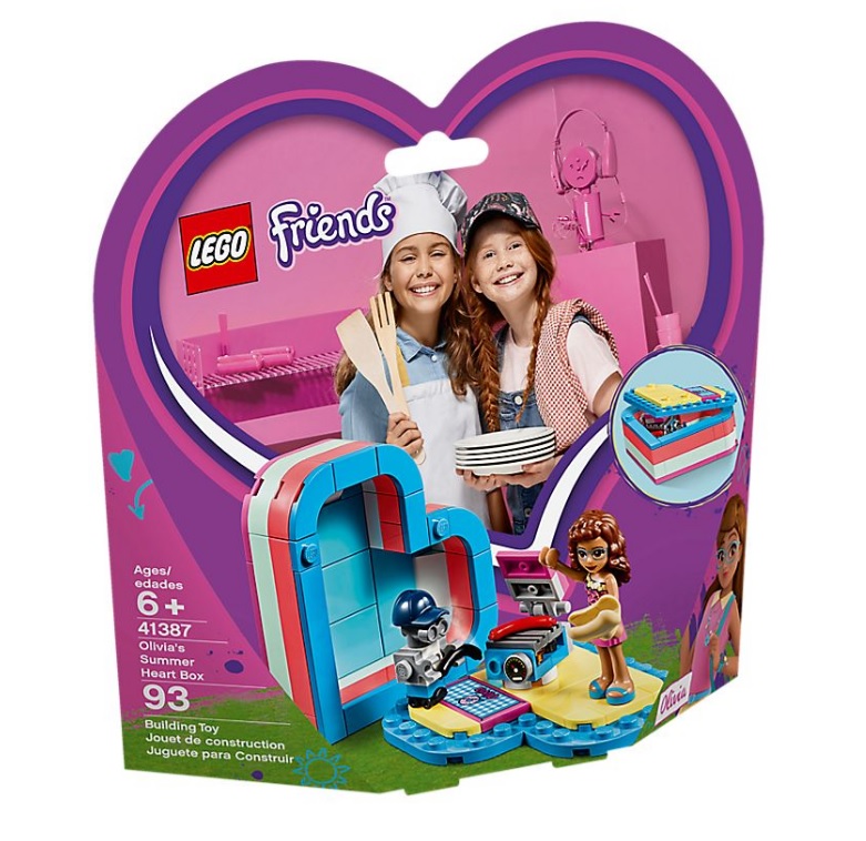 2019 Summer August LEGO Friends Building Sets & Summer Heart Boxes ...