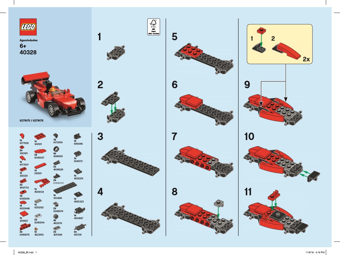 Easy Lego Car Instructions
