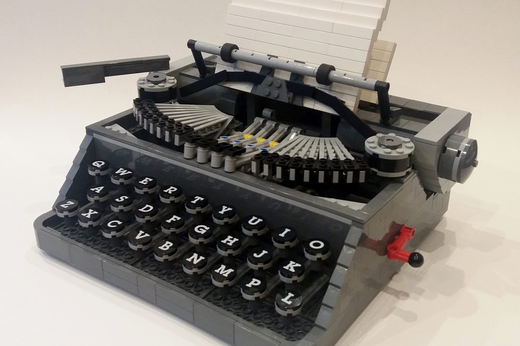 LEGO Ideas Creation Project Typewriter Reaches 10 000 Supporters - Toys ...