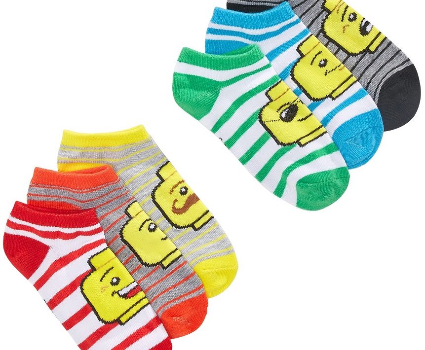 [USA] Macy's LEGO Classic Boys 6-Pack Socks On Sale at $7.99 - Toys N ...