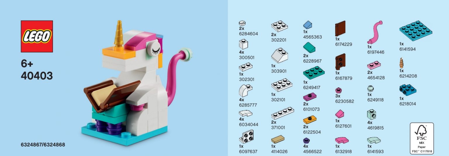 LEGO Monthly Mini Model Build Instructions