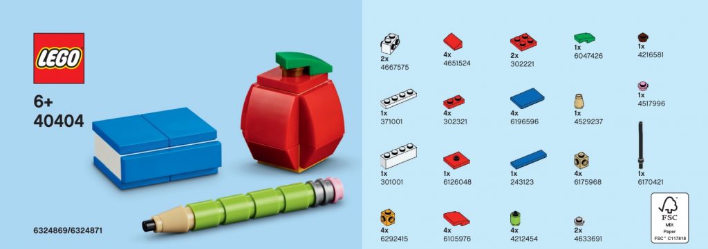 LEGO Monthly Mini Model Build Instructions