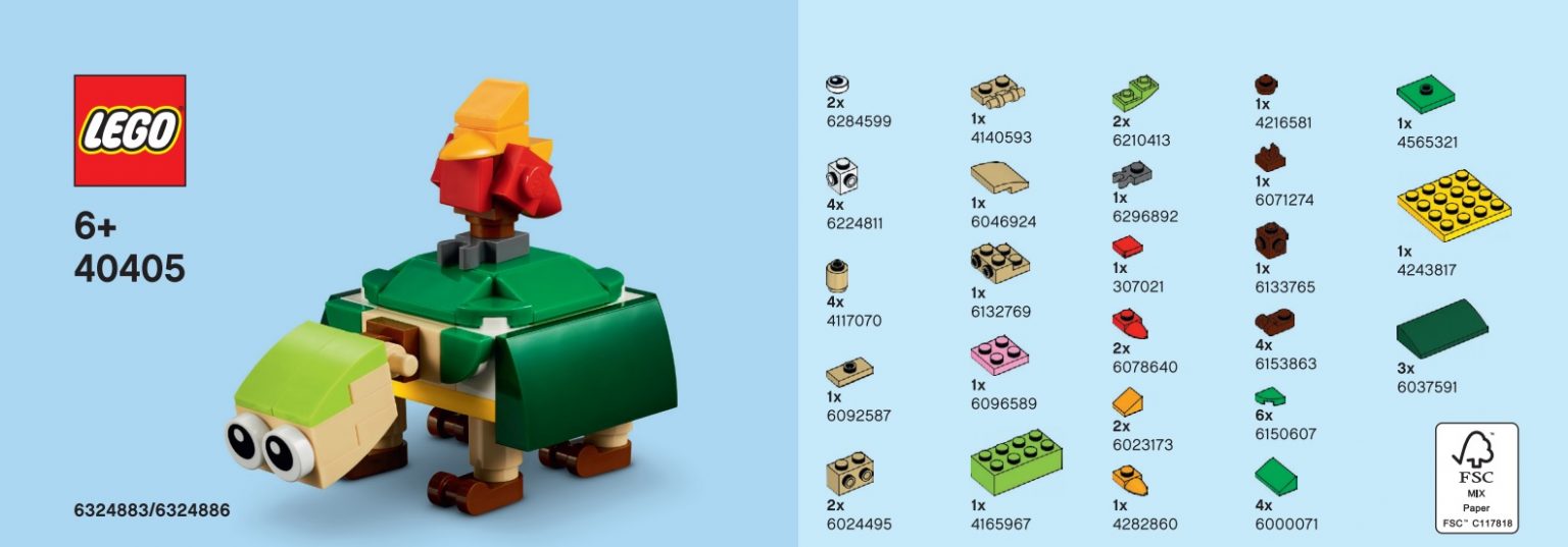 LEGO Monthly Mini Model Build Instructions