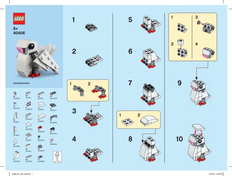 LEGO Monthly Mini Model Build Instructions