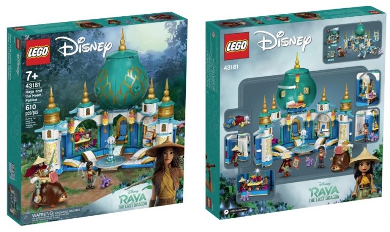 2021 Disney LEGO Raya & The Last Dragon Sets (43185 43184 43181) - Toys ...