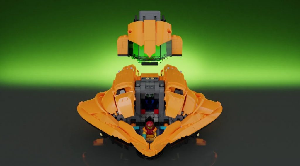 LEGO Ideas Metroid Samus Aran's Gunship Project Creation Achieves 10 ...