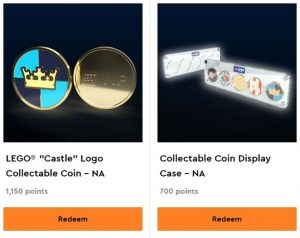 LEGO VIP Rewards: LEGO Castle Logo Collectable Coin & Collectable Coin ...
