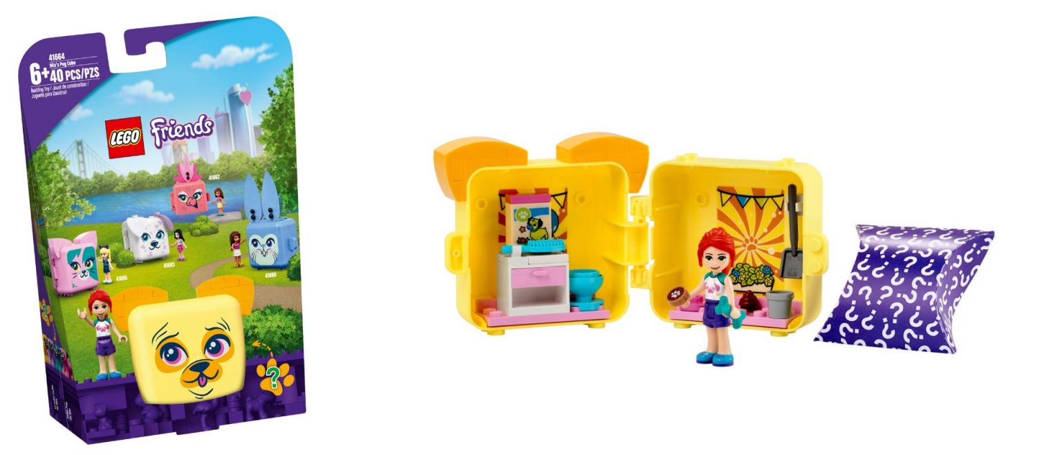 March 2021 LEGO Friends Cubes (41666 Andrea's Bunny Cube, 41665 ...