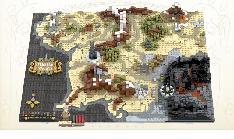 LEGO Ideas A Map of Middle Earth Project Creation Achieves 10 000 ...