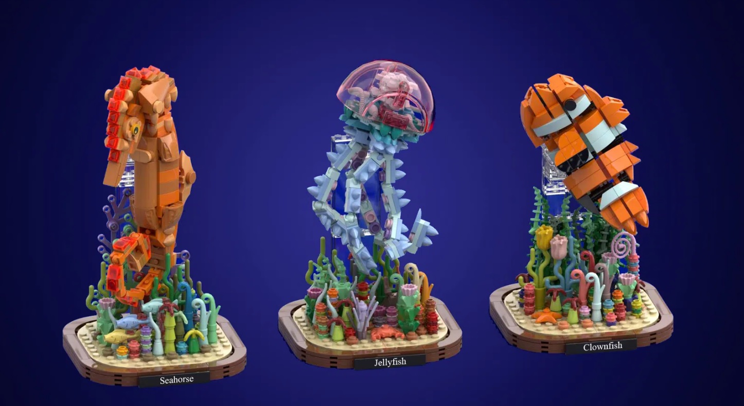LEGO Ideas Marine Life Project Creation Achieves 10 000 Supporters ...