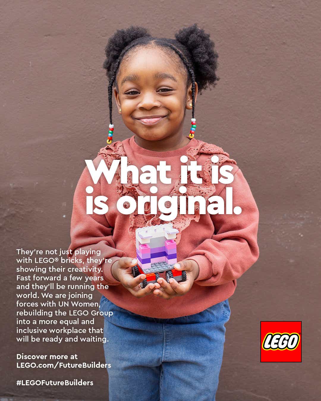 2021 LEGO International Women Day Campaign - Iconic 1980s Advert
