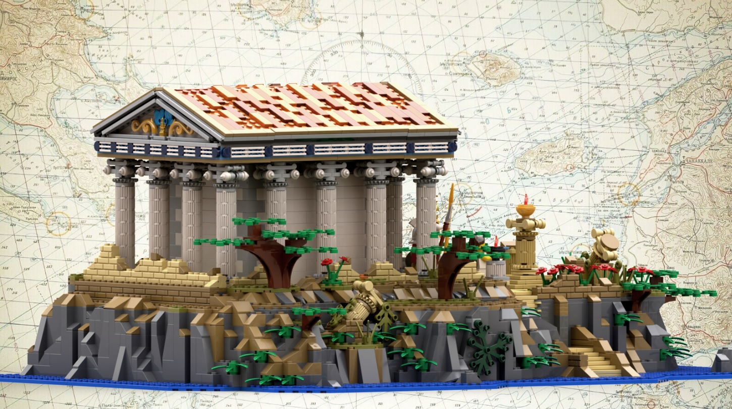 LEGO Ideas Ancient Greek Temple Project Creation Achieves 10 000 ...