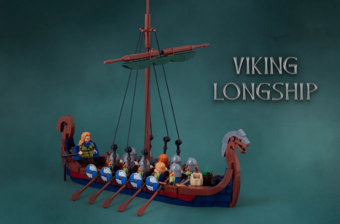 LEGO Ideas Viking Longship Project Creation Achieves 10 000 Supporters