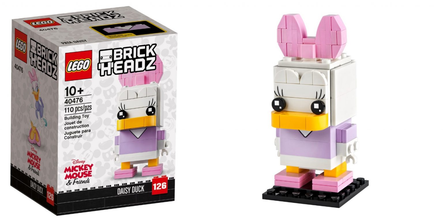 Summer 2021 LEGO Disney BrickHeadz DuckTales, Daisy Duck, Frozen, Belle ...