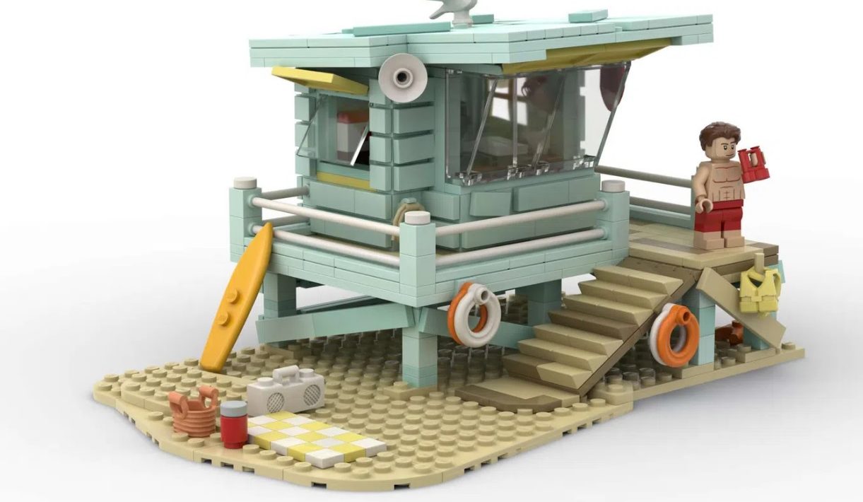 LEGO Ideas Lifeguard's Shack Project Creation Achieves 10 000 ...
