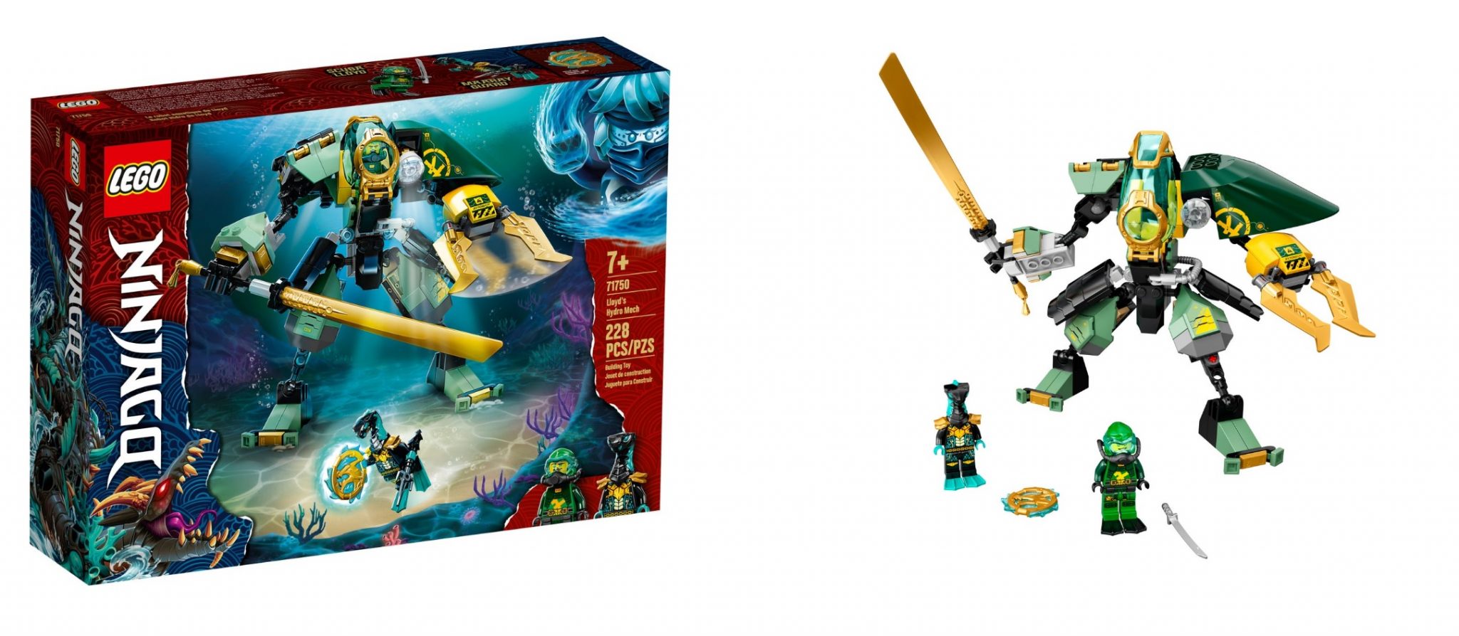 Summer 2021 LEGO Ninjago Underwater & LEGO Ninjago Legacy Set Images ...