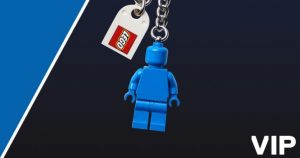 854090 LEGO VIP Minifigure Blue Key Chain 2021 (Free with LEGO VIP ...