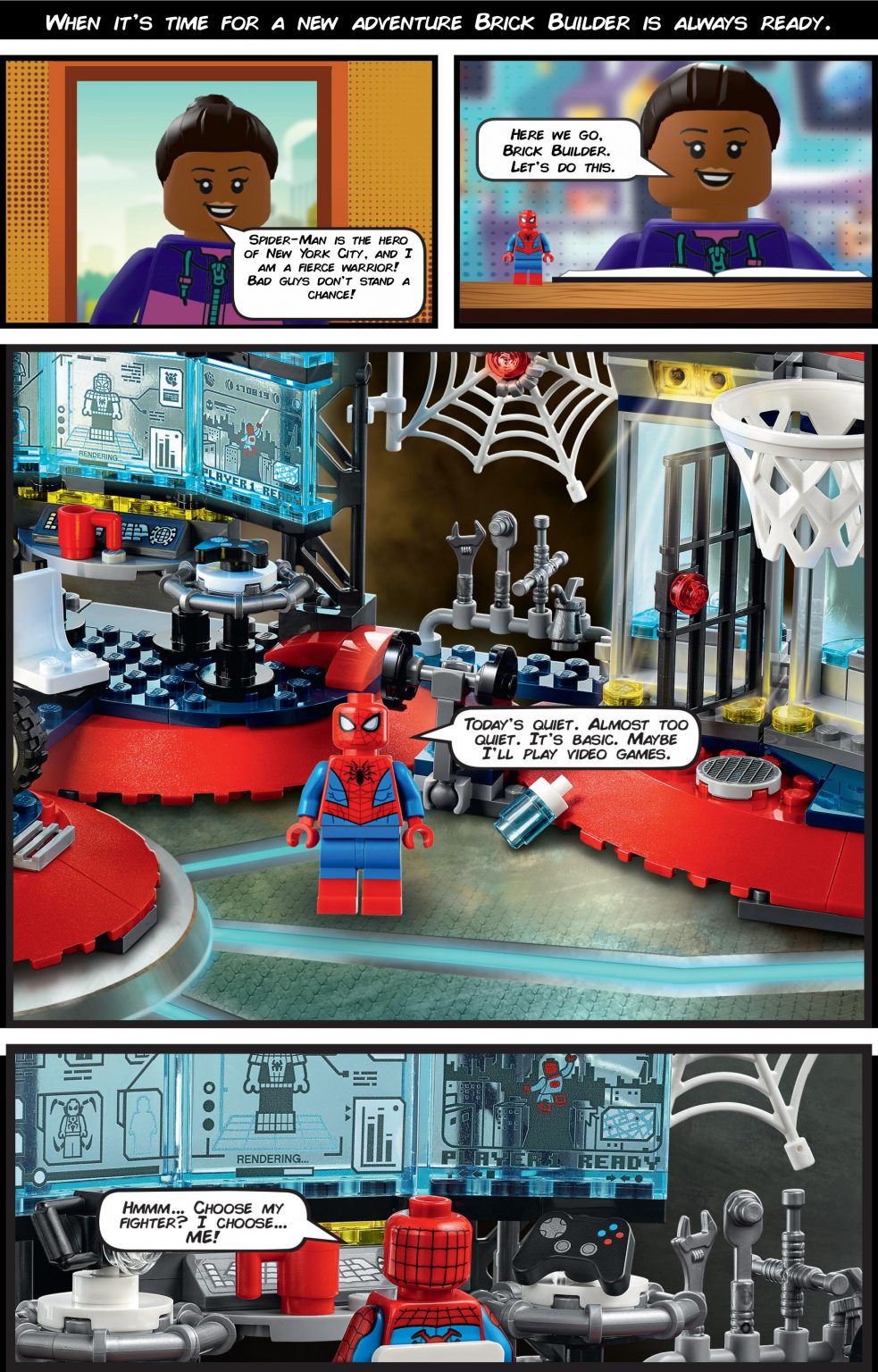 Create Your Own Custom LEGO Comic Book Comic Con 2021 For Free