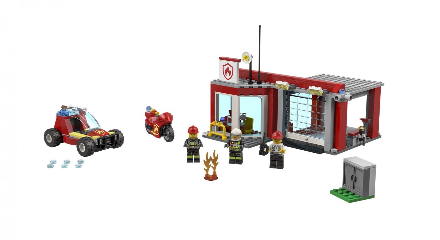 UK Exclusive: LEGO City 77943 Fire Station Starter Set & 77944 Fire ...