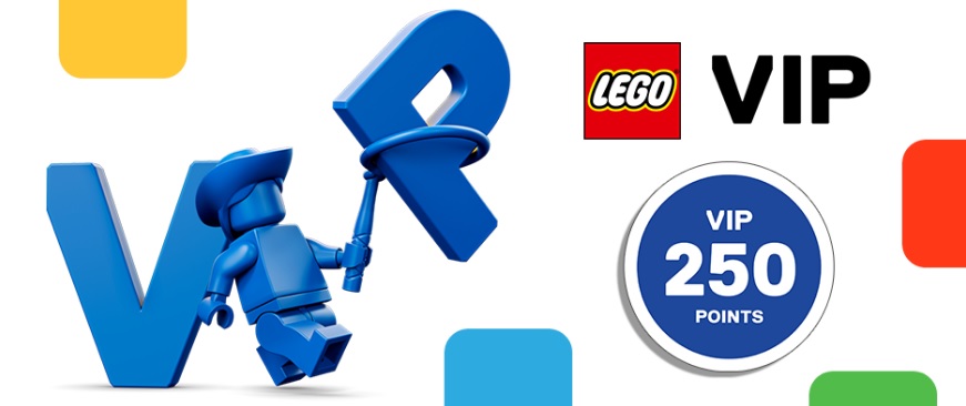 Free 250 LEGO VIP Reward Points Promo Offer with My Nintendo Rewards