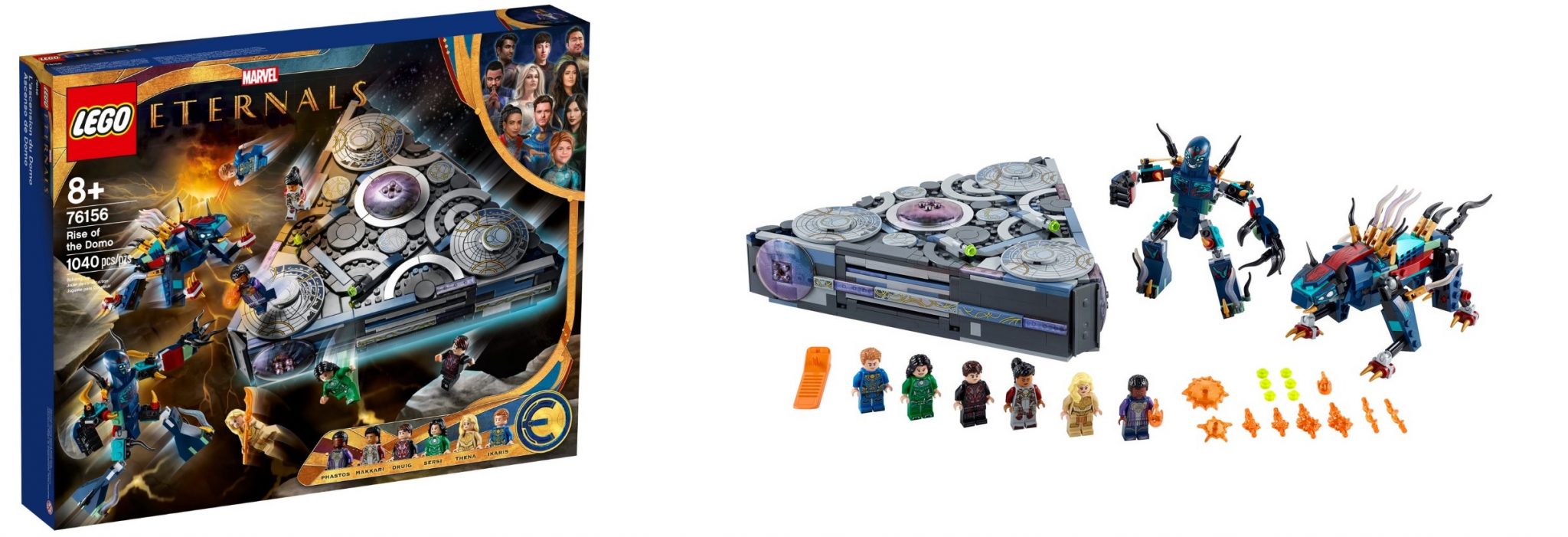 Recreate 2021 Disney Marvel Eternals Movie Scenes with Official LEGO ...