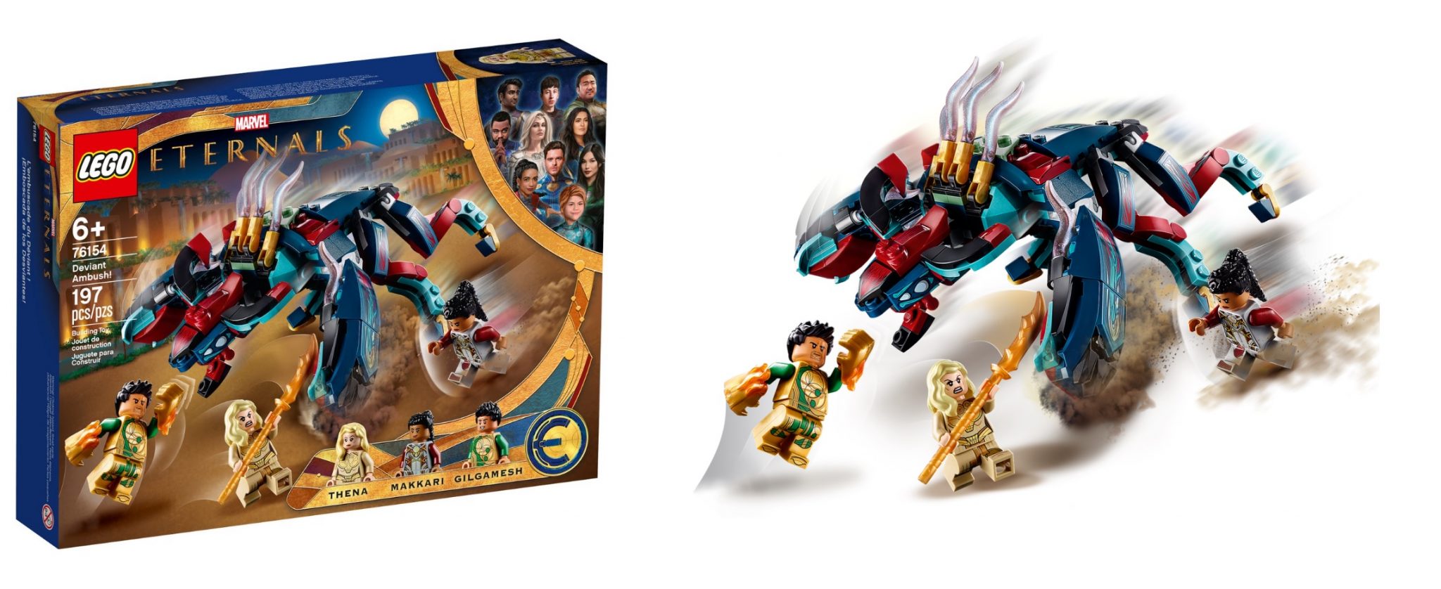 Recreate 2021 Disney Marvel Eternals Movie Scenes with Official LEGO ...