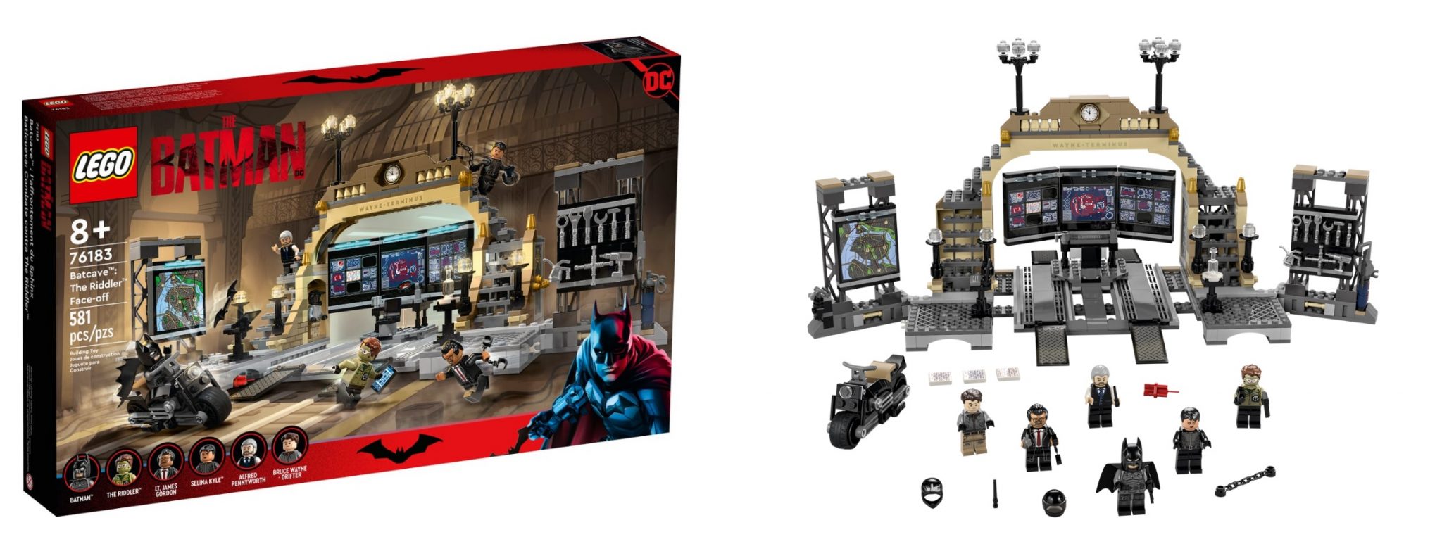 LEGO 76179 Batman & Selina Kyle Motorcycle Pursuit, 76181 Batmobile The ...