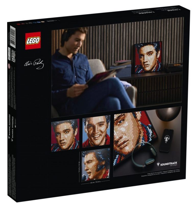 18+ LEGO ART 31204 Elvis Presley "King of Rock & Roll" Mosaic Portrait ...