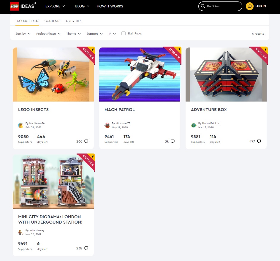 LEGO IDEAS Project Creations Approaching 10 000 Supporters (Week of January 16, 2022) - Toys N ...