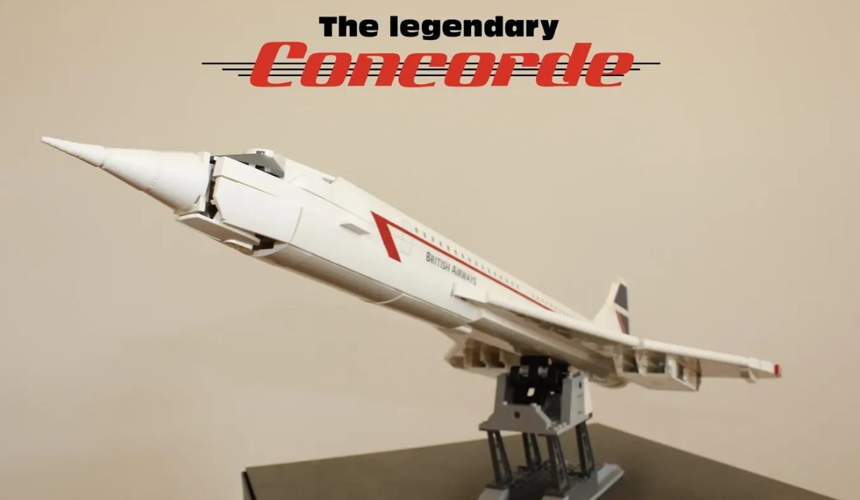 LEGO IDEAS The Legendary Concorde Project Creation Achieves 10 000 ...