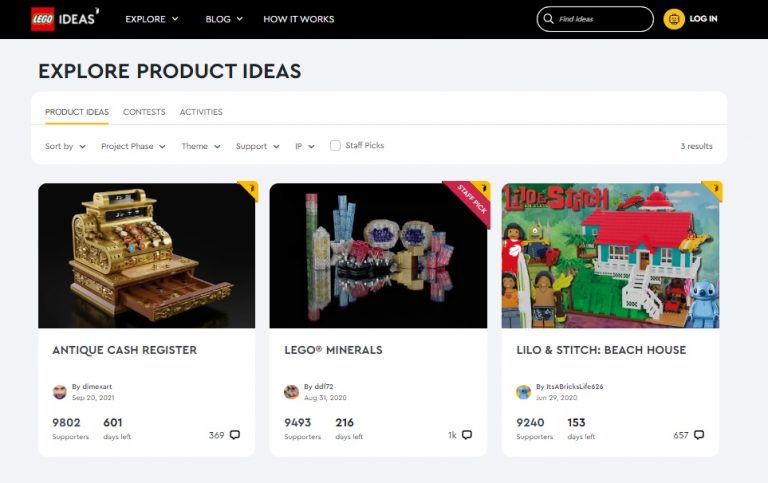 LEGO IDEAS Project Creations Approaching 10 000 Supporters (Week of March 26, 2022) - Toys N Bricks