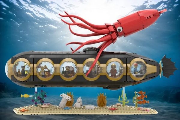 LEGO IDEAS Jules Verne's Nautilus Submarine Project Creation Achieves ...