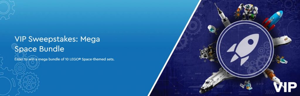 LEGO VIP Rewards Sweepstake May & June 2022: Mega Space Sets Bundle