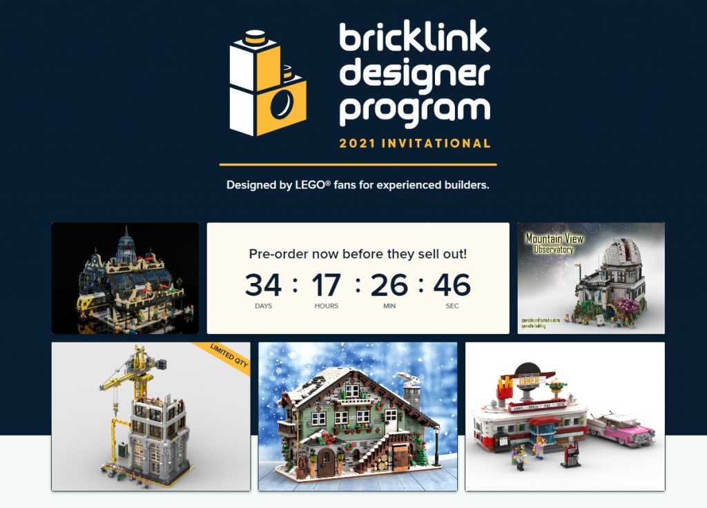 LEGO Bricklink Designer Program Round 3 Pre-Order Sets Sold Out
