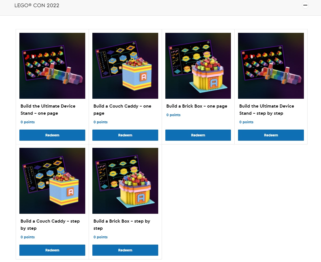 Free LEGO CON June 2022 Building Instructions at VIP Rewards Center