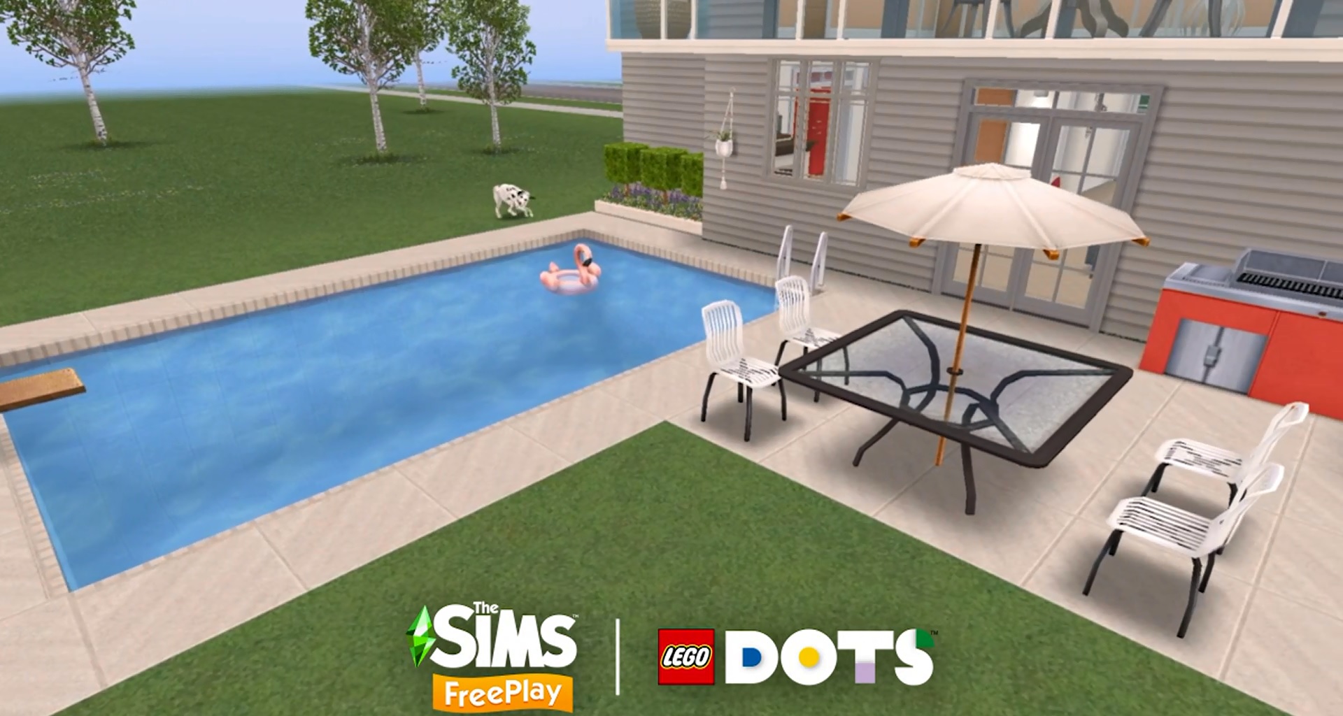 EA The Sims FreePlay Game Partnership with LEGO DOTS Theme 2022