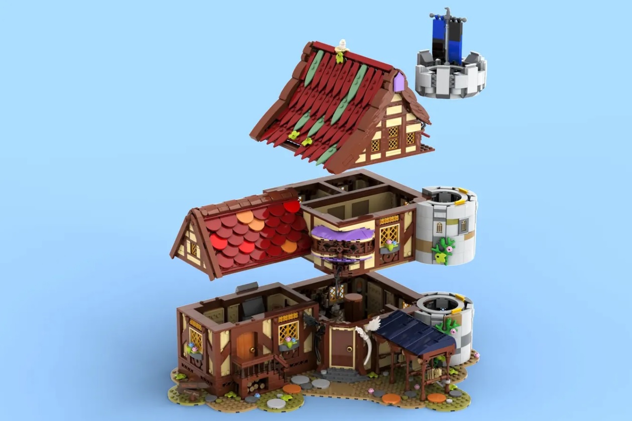 LEGO IDEAS Medieval Guarded Inn Project Creation Achieves 10 000 ...