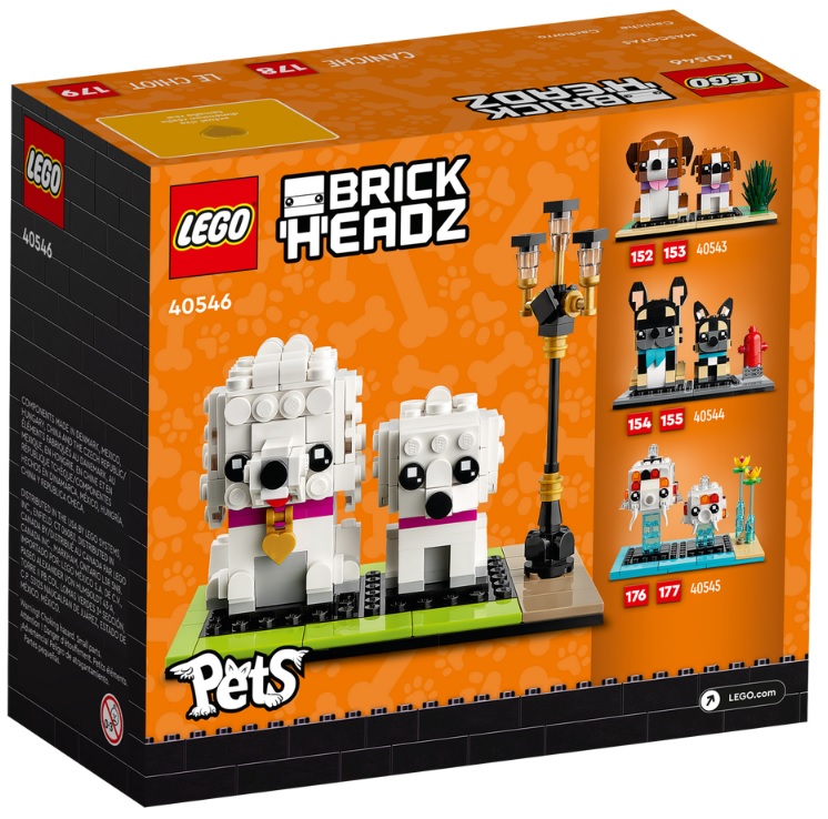 LEGO BrickHeadz Pets 40546 Poodle Summer August 2022 Release Date ...