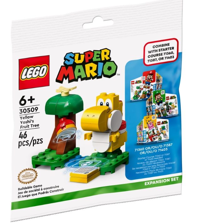 LEGO DOTS Pencil Holder & Super Mario Yellow Yoshi's Fruit Tree ...
