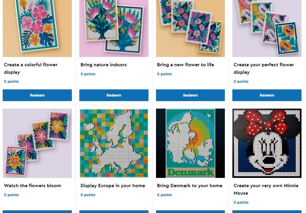 Free 18+ LEGO ART Floral Art & World Map Alternative Building ...