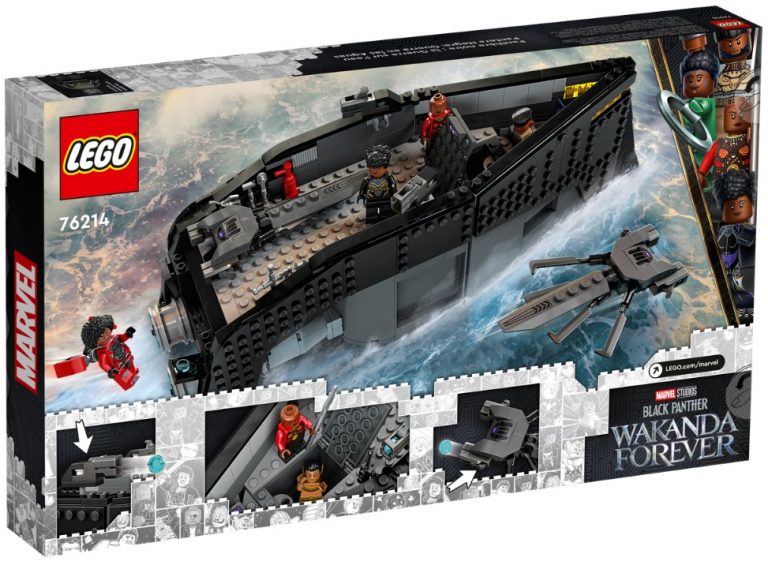 LEGO 76214 War on the Water Black Panther Wakanda Forever 2022 Set ...