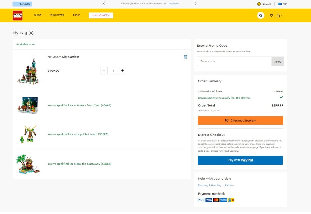 [United Kingdom UK] LEGO Santa’s Front Yard GWP Promo at LEGO Shop at ...